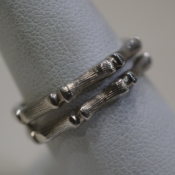 RNG | Jewelry | Sterling Silver 925 Handmade Double Bamboo Ring | Poshmark